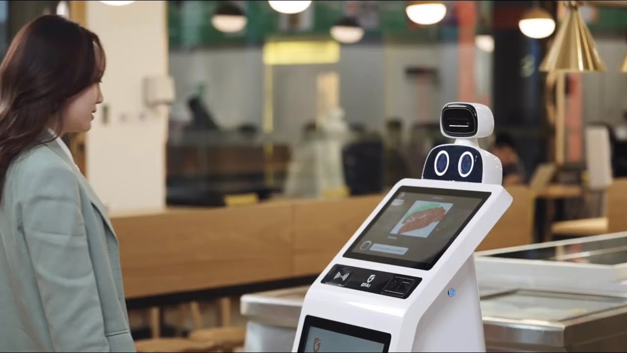 หุ่นยนต์ต้อนรับ อัฉริยะ รุ่น T1 ( Intelligent Reception Robot )